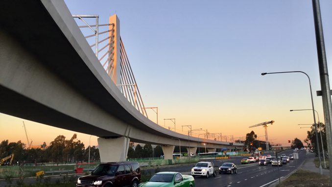 The Skytrain joins buses and automobiles in north west Sydney – The ...